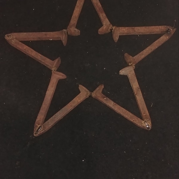 Railroad Spike Star - Etsy