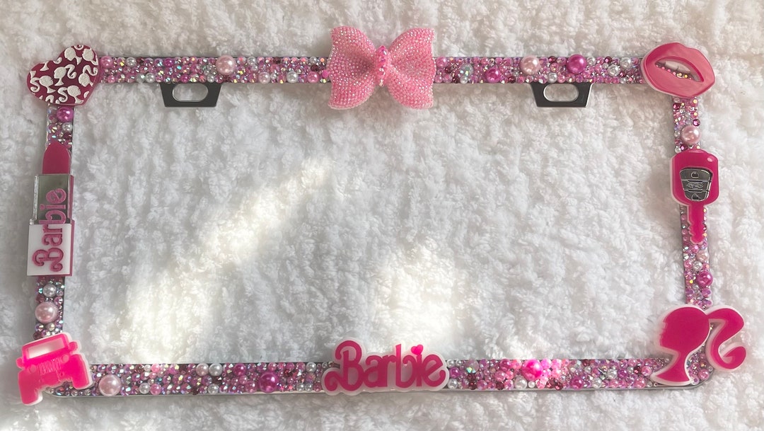 Bling Barbie License Plate Frame - Etsy