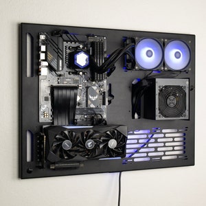 Wall Computer Dual Radiator, Wall Computer, Open Air Computer Case ...