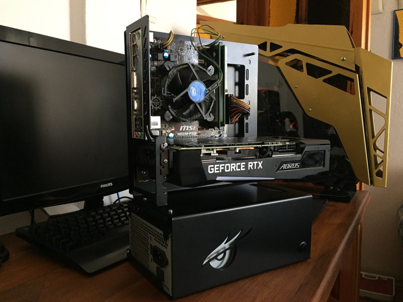 Micro ATX, Open Air Computer Case, - Etsy