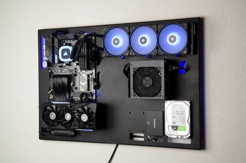 Wall Computer Case, Computer Wall Mount, Open Case, Full ATX, Open Air ...