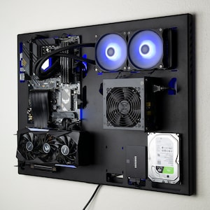Wall Computer, Computer Wall Mount, Space Case, Open Case, Full ATX ...