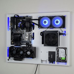 Wall Computer, Computer Wall Mount, Space Case, Open Case, Full ATX ...