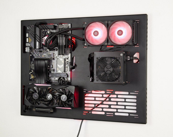 Wall Computer Case, Computer Wall Mount, Open Case, Full ATX, Open Air ...