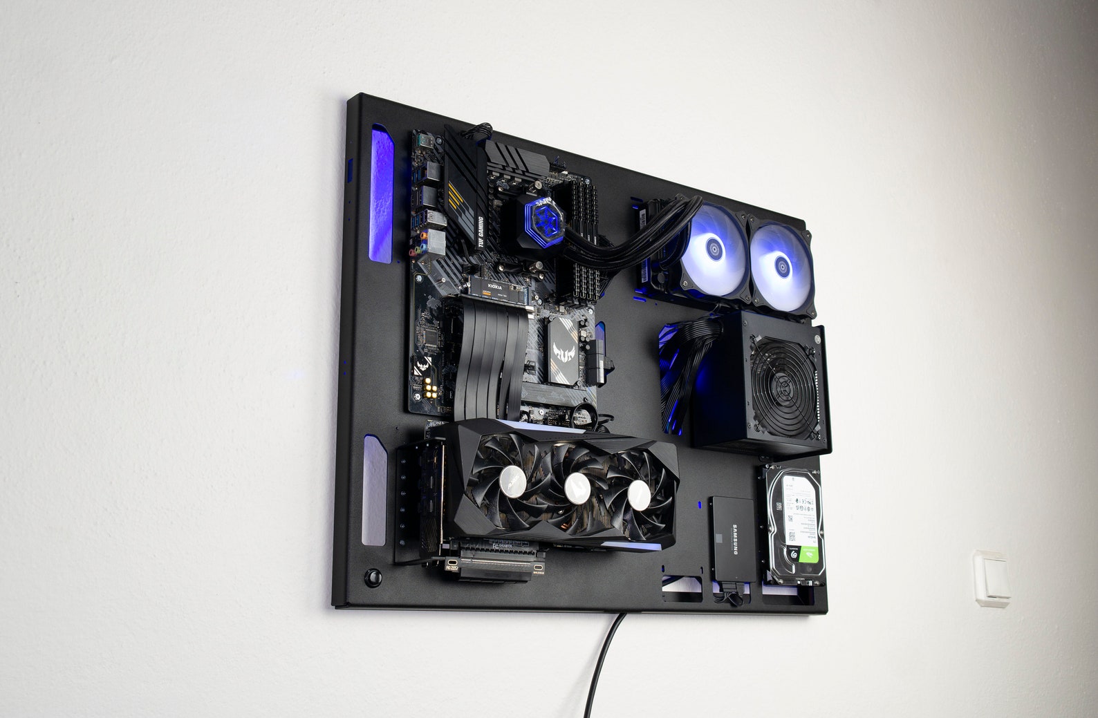 Wall Computer, Computer Wall Mount, Space Case, Open Case, Full ATX ...