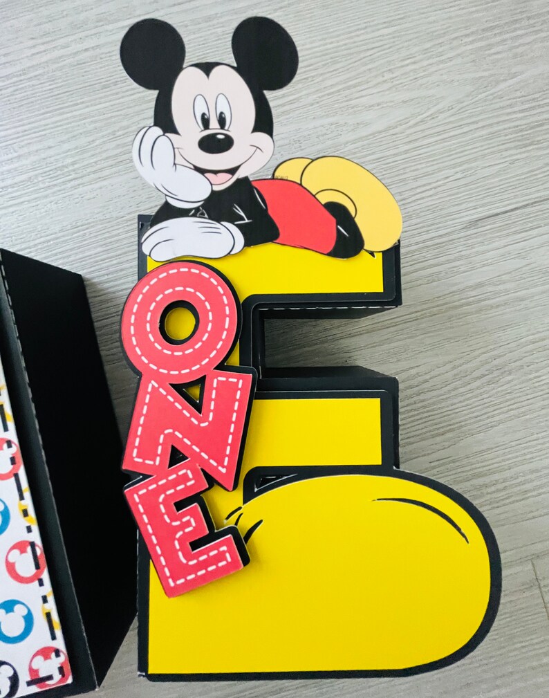 Mickey Mouse 3D Letters Mickey Mouse 1st Birthday Mickey - Etsy