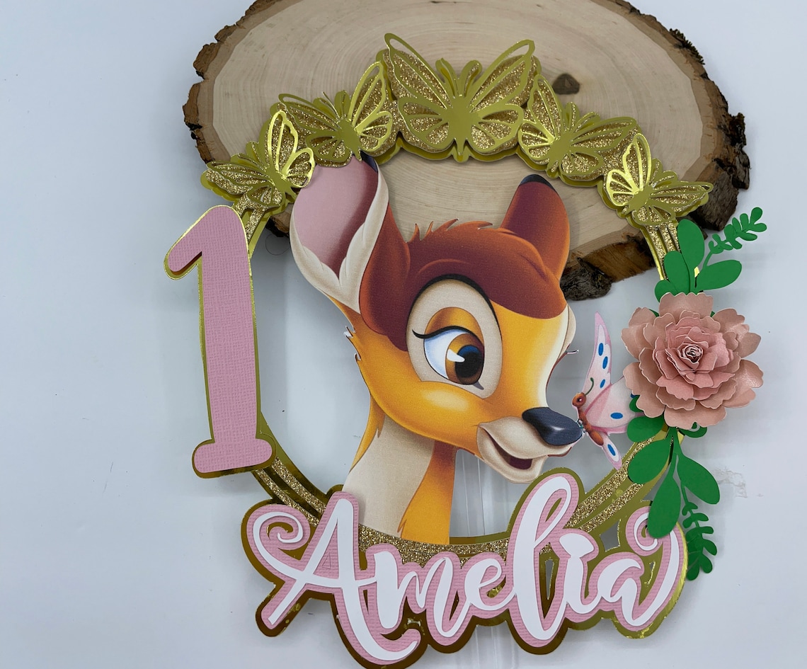 Bambi Cake Topper Bambi Bambi Birthday Bambi Party Bambi - Etsy