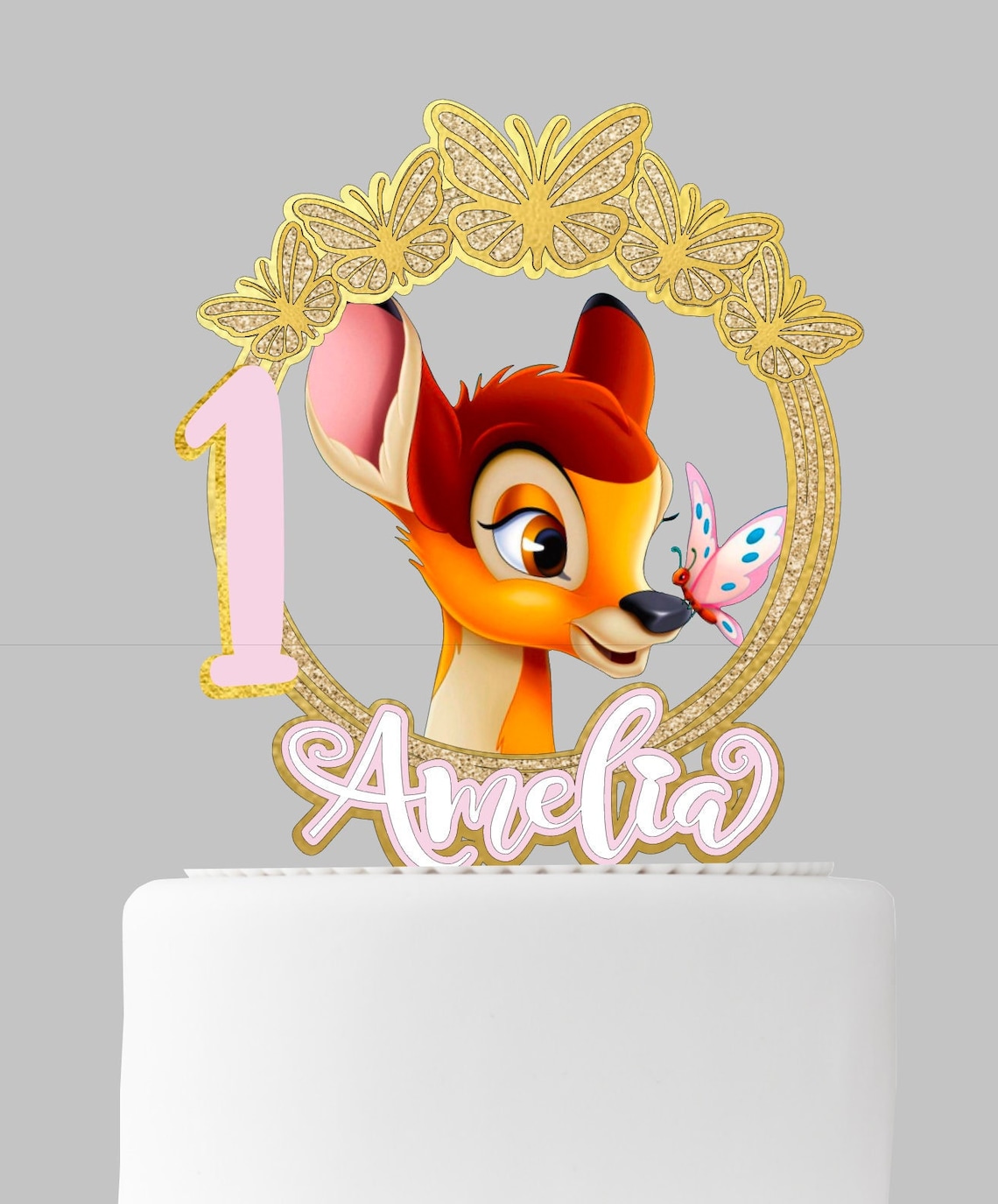 Bambi Cake Topper Bambi Bambi Birthday Bambi Party Bambi - Etsy