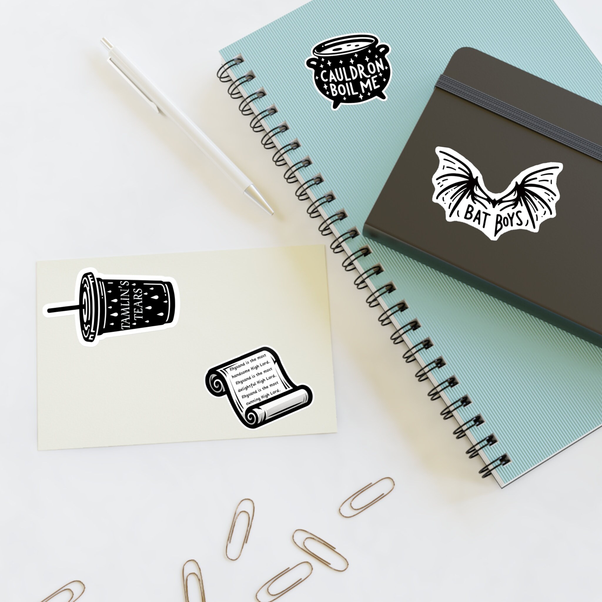 ACOTAR Sticker Pack, ACOTAR Sticker Set, ACOTAR Sticker Wings, Tamlin's ...