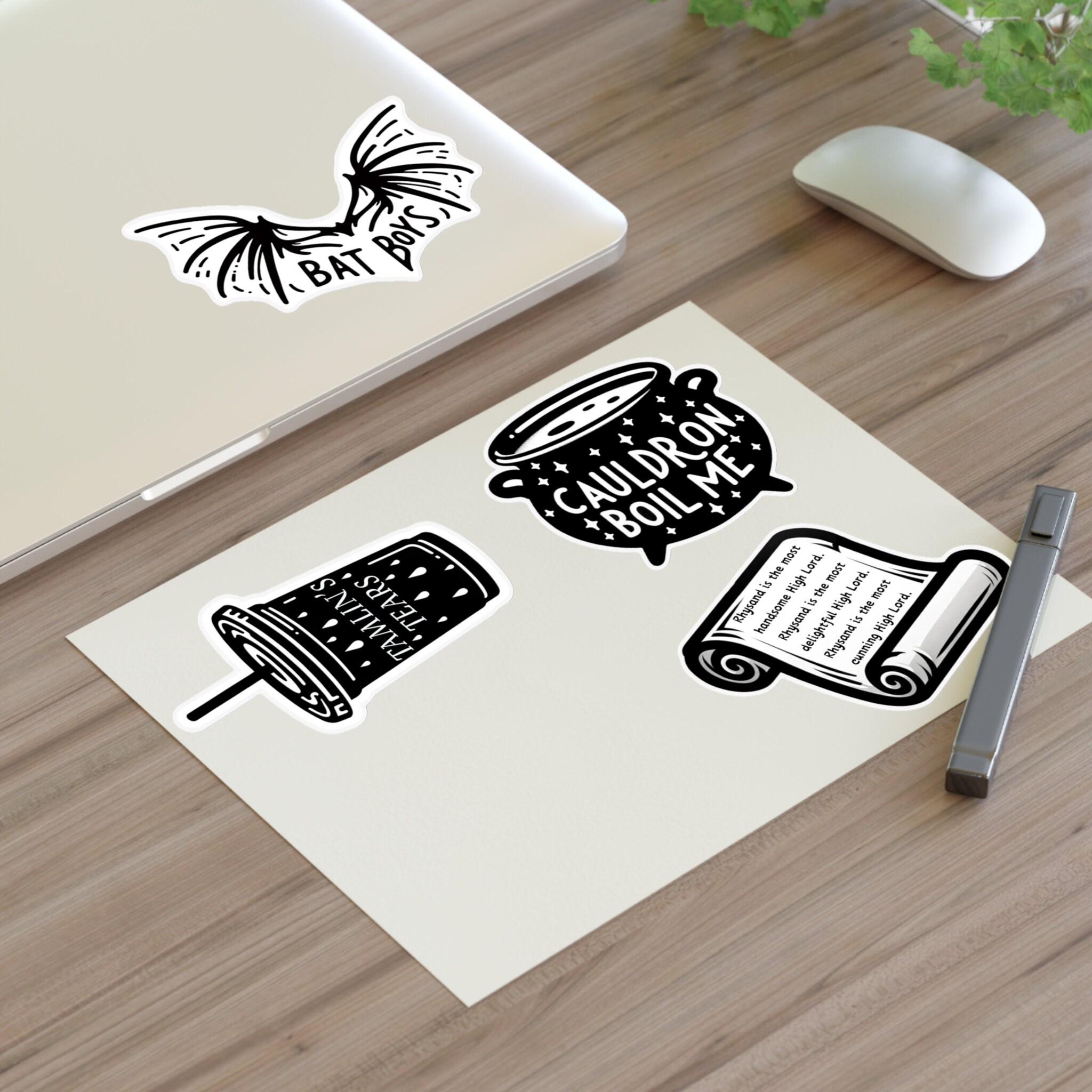 ACOTAR Sticker Pack, ACOTAR Sticker Set, ACOTAR Sticker Wings, Tamlin's ...