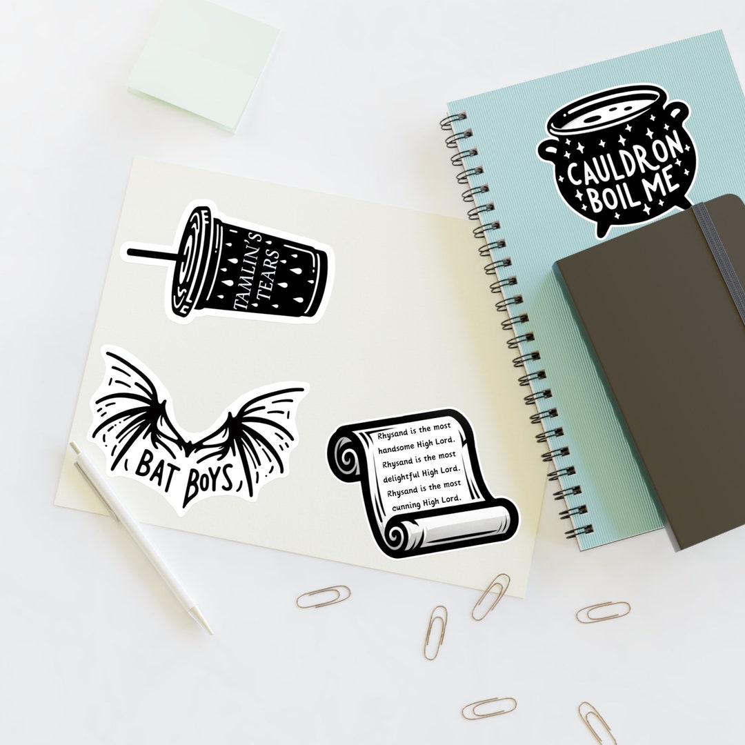 ACOTAR Sticker Pack, ACOTAR Sticker Set, ACOTAR Sticker Wings, Tamlin's ...