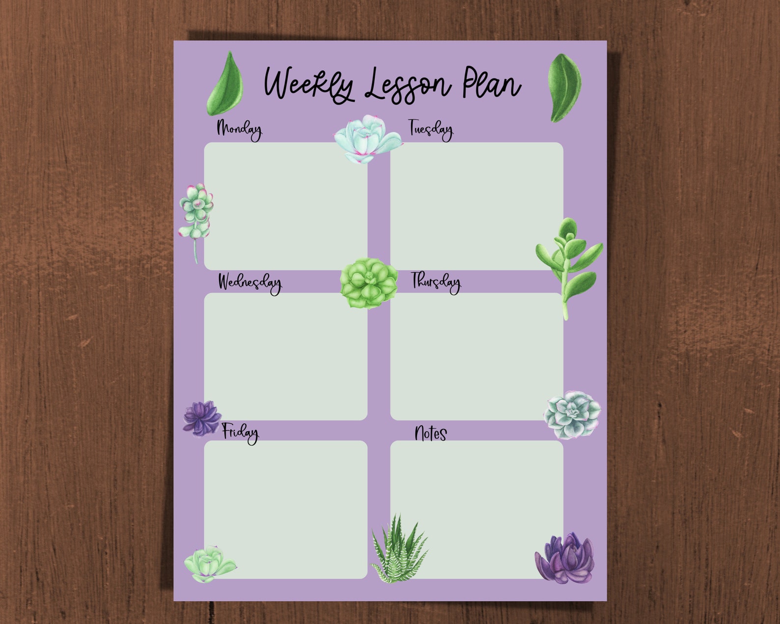 Preschool Pre-k Kindergarten Weekly Lesson Plan Template Teacher ...