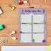 Preschool Pre-k Kindergarten Weekly Lesson Plan Template Teacher ...