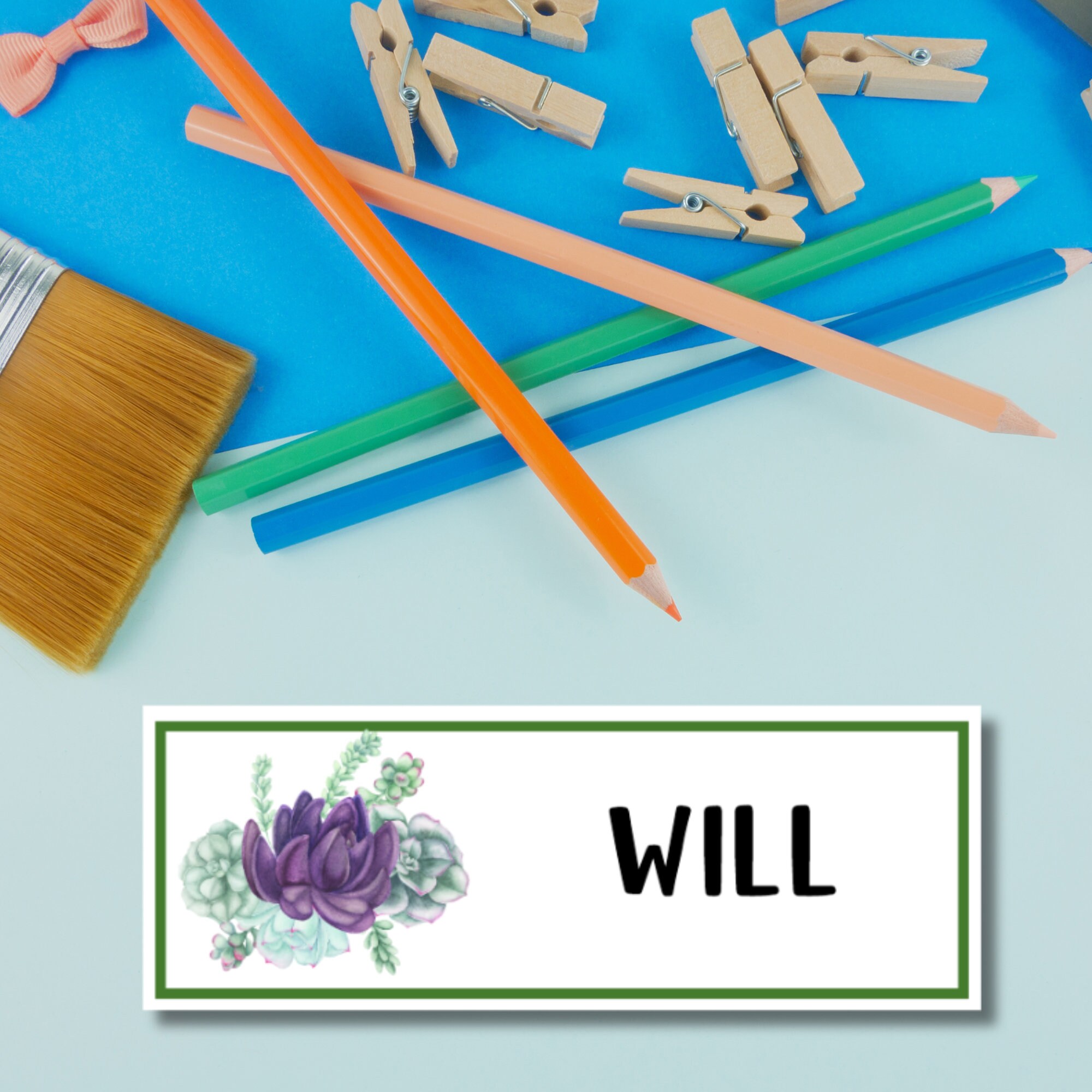 Printable Editable Desk Plate Name Plate Student Name Cards Student ...