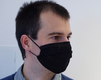 Mr. Mustachio Gold Glitter Black Face Mask for Festivals and - Etsy