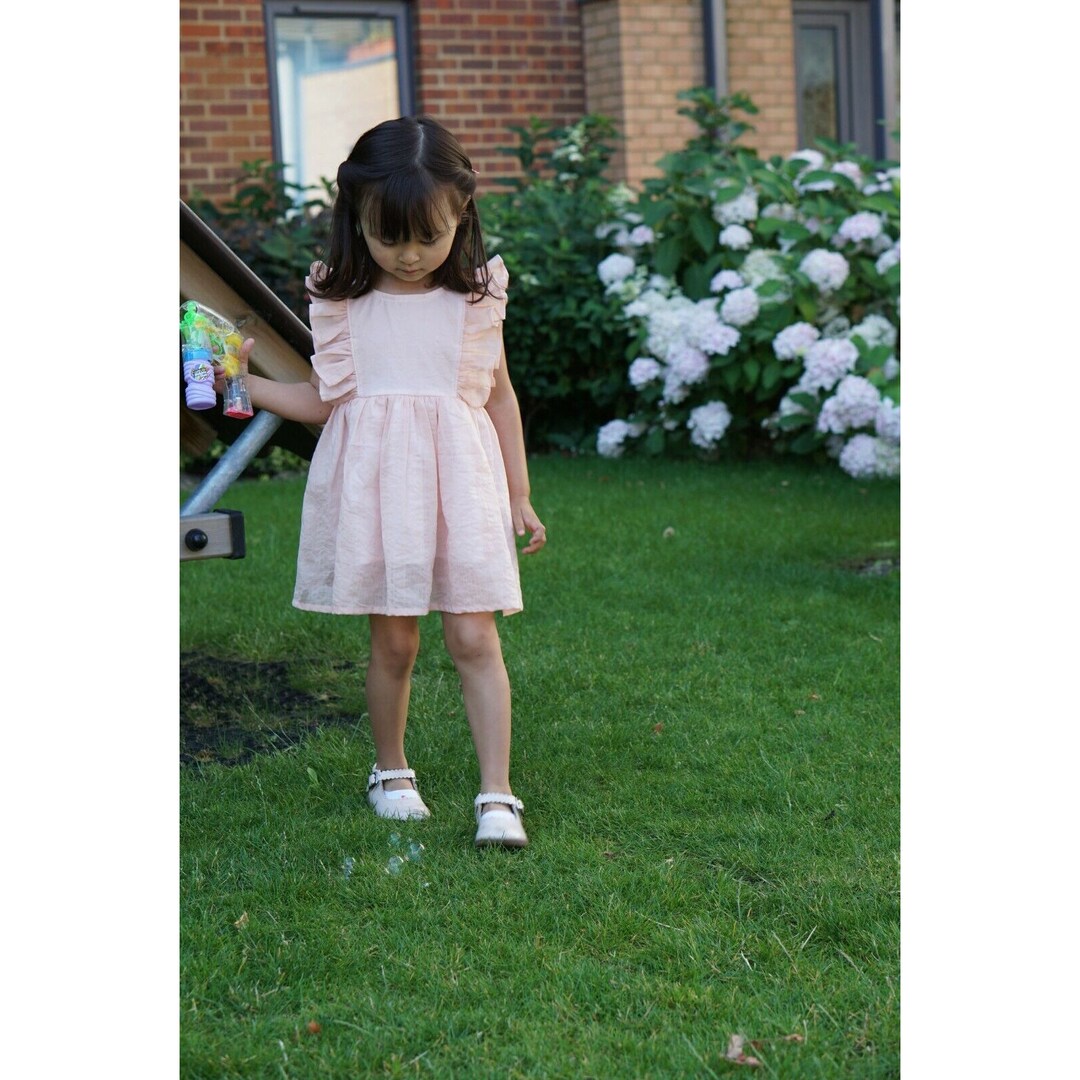 Ruffled Dress Sewing Pattern for Girls Aged 6 Months 7 Years in A4 ...