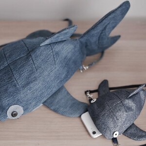 Pdf/digital Sewing Pattern Whale Shark Bag for Backpack or Shoulder Bag ...