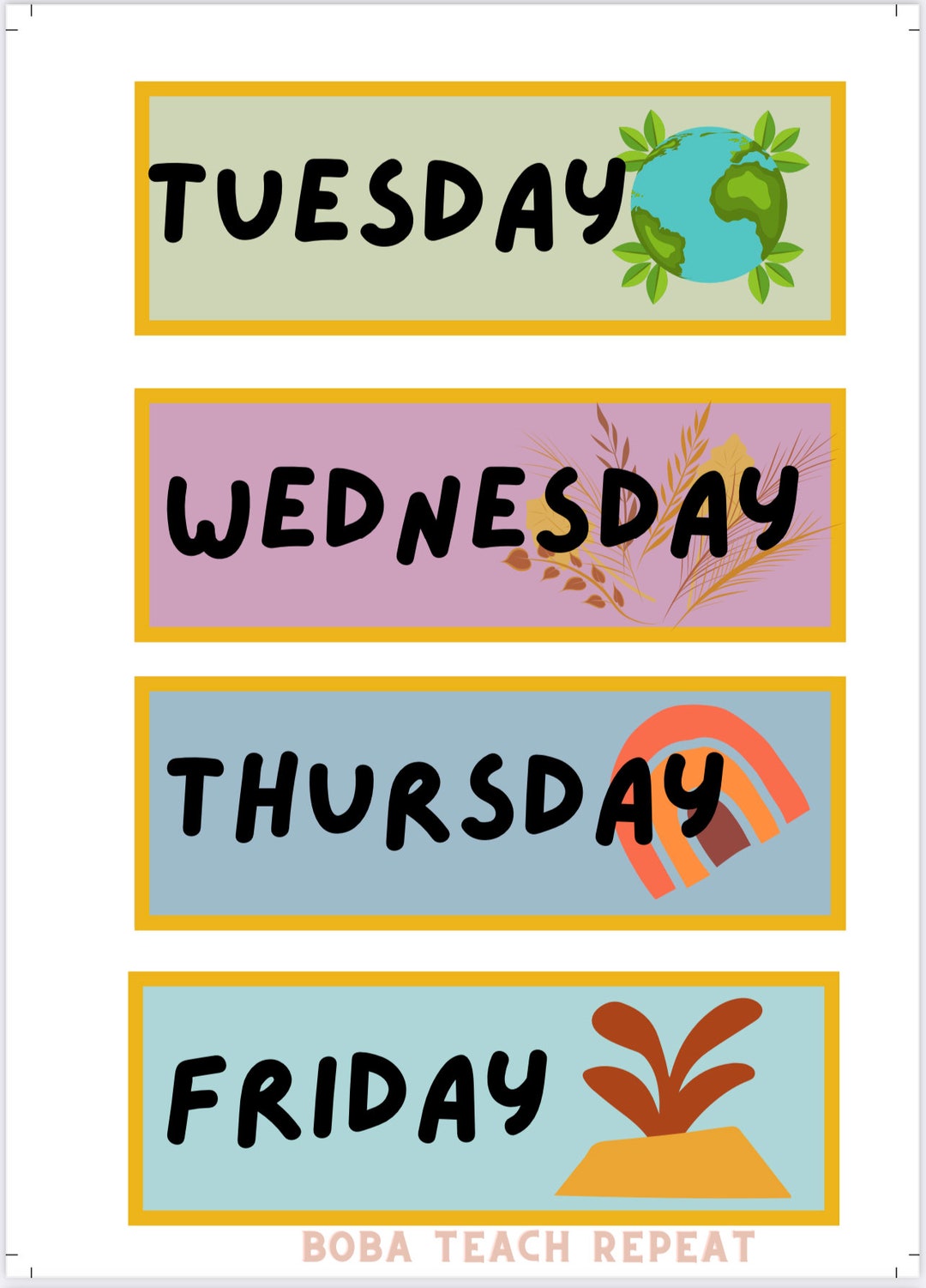 Classroom Flip Calendar - Etsy