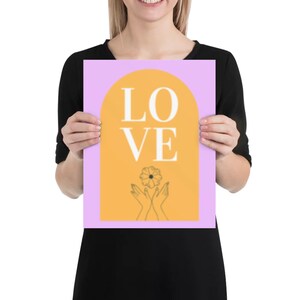 LOVE Poster in 3 Sizes - Etsy
