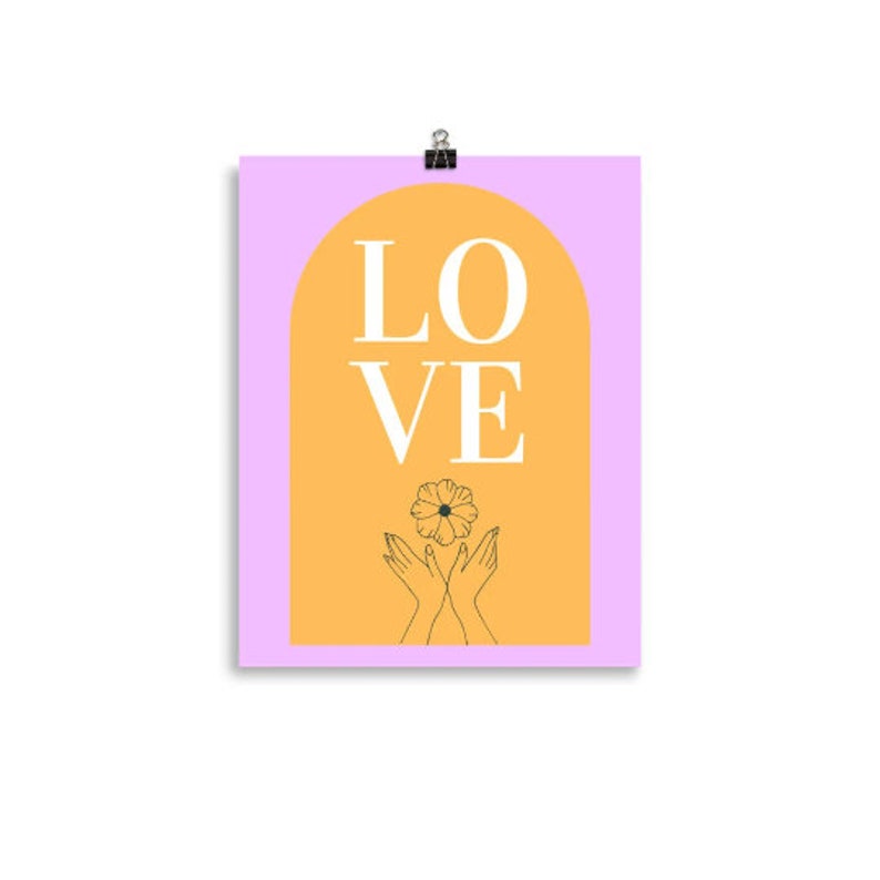 LOVE Poster in 3 Sizes - Etsy