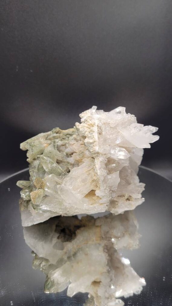 445g Chlorite Quartz Cluster With Multiple Double Terminations From ...