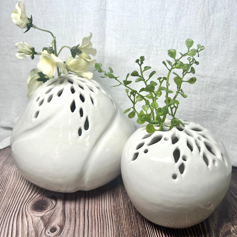 Flower Frog Vase - Etsy