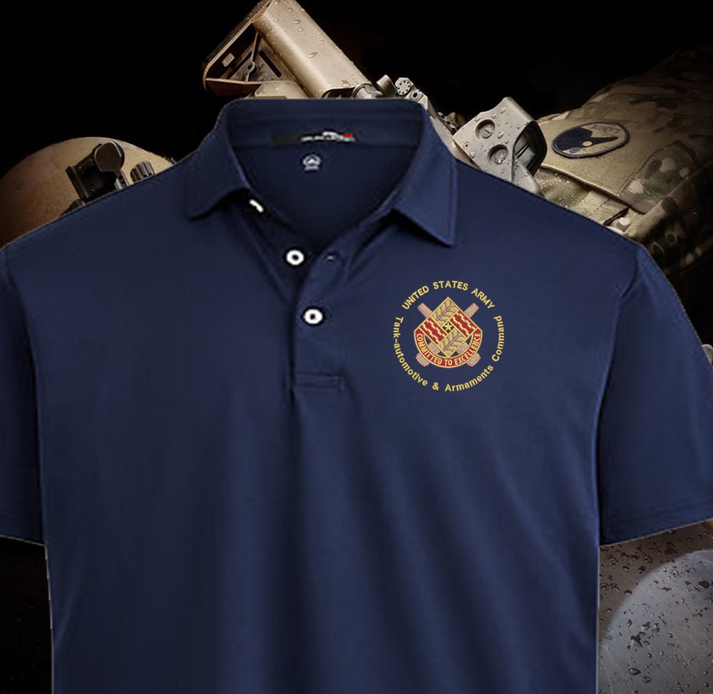 US Army TACOM Polo Shirt - Etsy