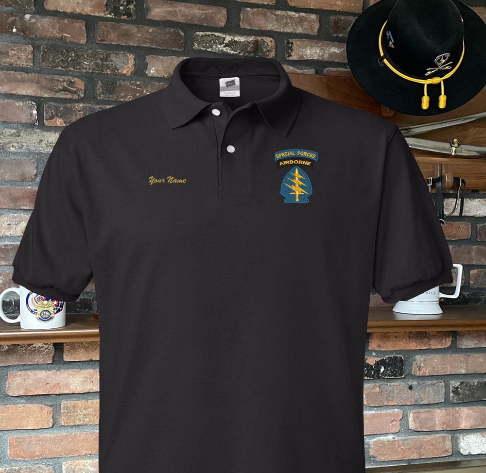 US Army Special Forces Polo Shirt - Etsy