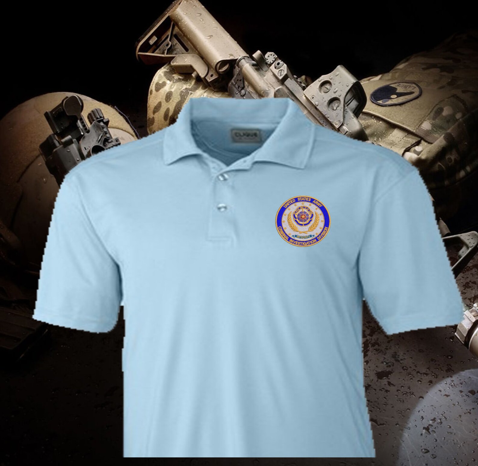 US Army CID Polo Shirt New Design Criminal Investigation Division - Etsy