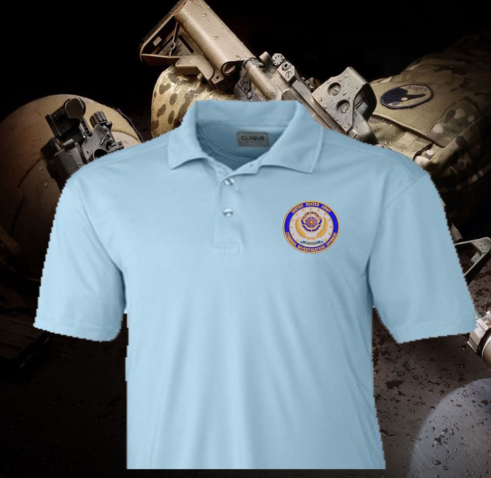 US Army CID Polo Shirt New Design Criminal Investigation - Etsy