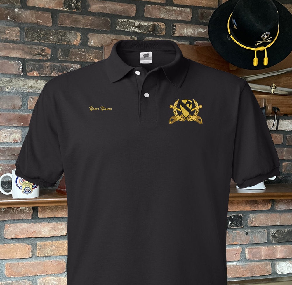 1st Cav Division Polo Shirt - Etsy