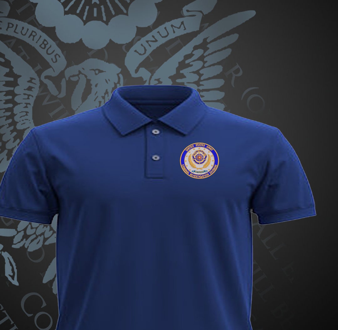 US Army CID Polo Shirt New Design Criminal Investigation Division - Etsy