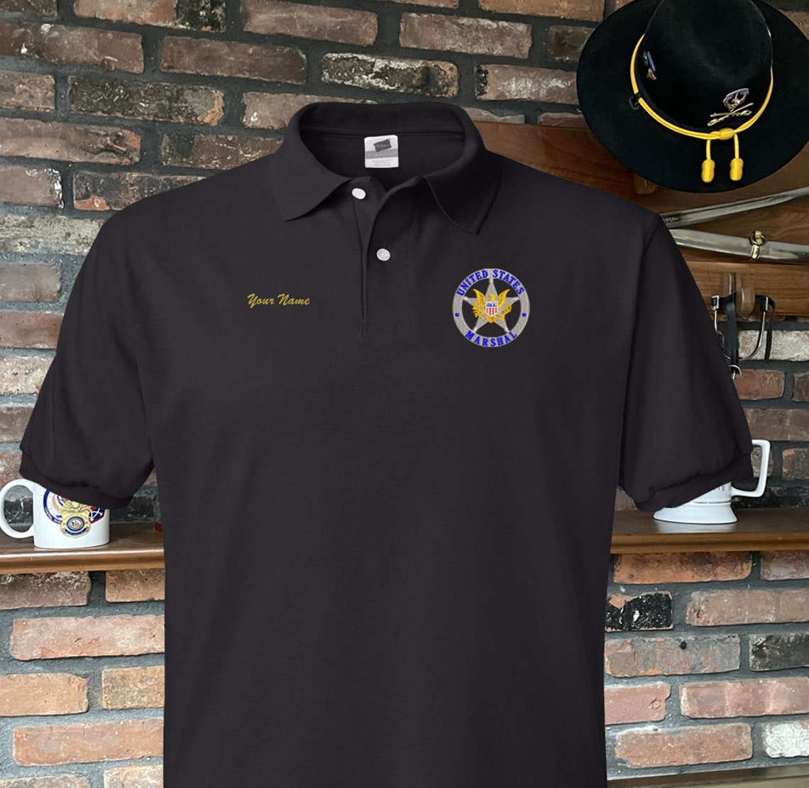US Marshal Service Polo Shirt - Etsy