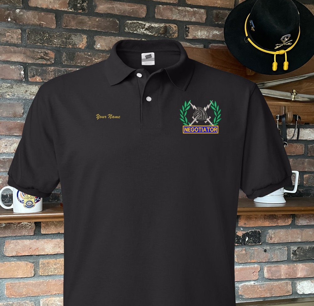 Police Negotiator Polo Shirt - Etsy