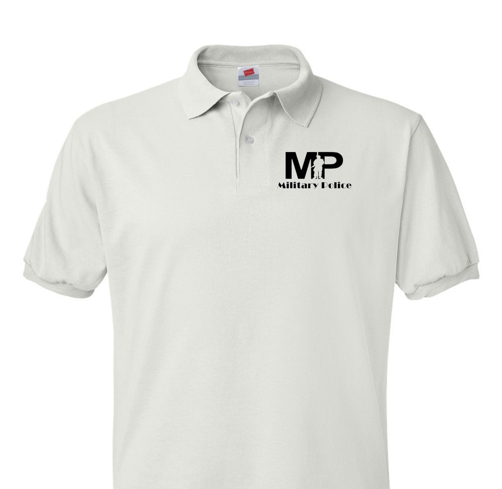 Military Police Polo Shirt - Etsy