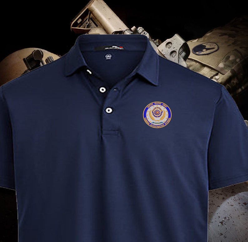 US Army CID Polo Shirt New Design Criminal Investigation - Etsy