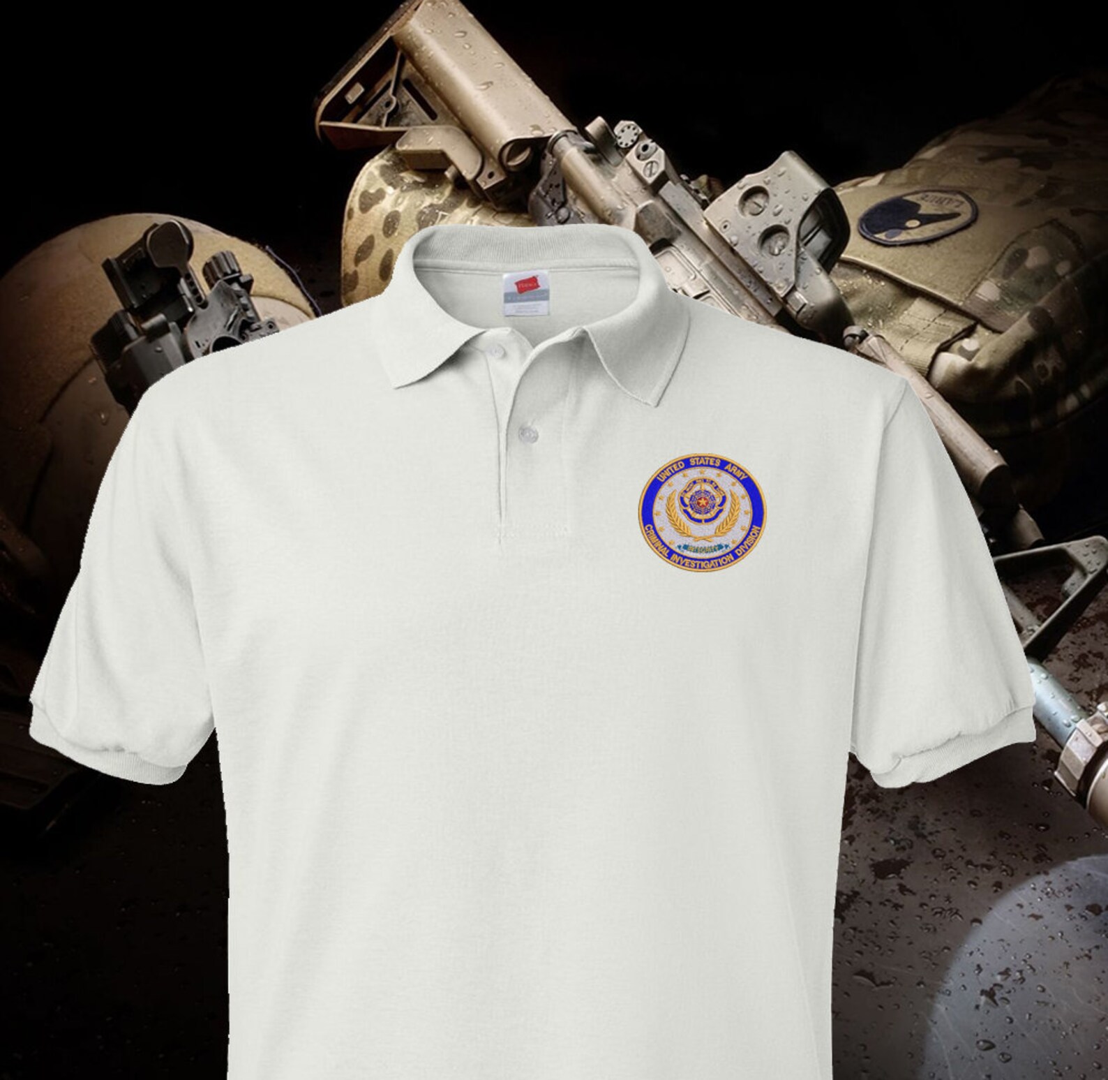 US Army CID Polo Shirt New Design Criminal Investigation - Etsy