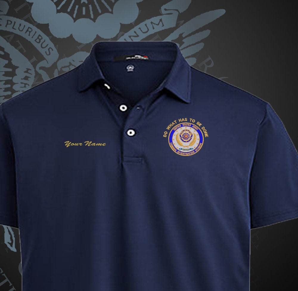 US Army CID Polo Shirt New Design Criminal Investigation Division - Etsy