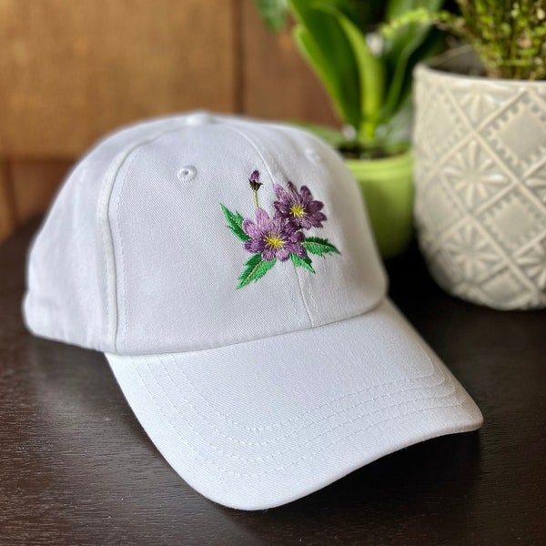 Flower Baseball Cap - Etsy