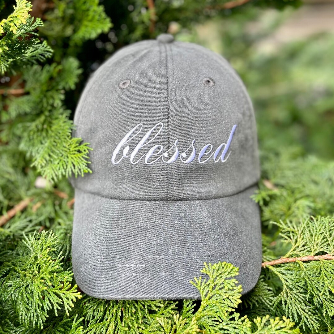 Blessed Hat, Embroidered Baseball Caps Men, Personalized Church Apparel ...