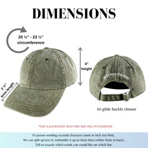 Camper Van Life Hat, Summer Beach Cap Embroidered, Washed Green Youth ...