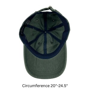 Dad Hat Embroidered Fir Tree, Green Hiking Hat Unisex, Adjustable | 100 ...