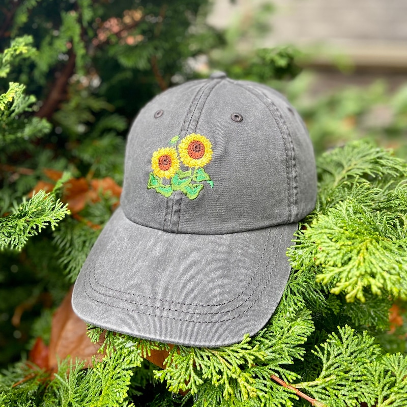 Flower Baseball Cap - Etsy
