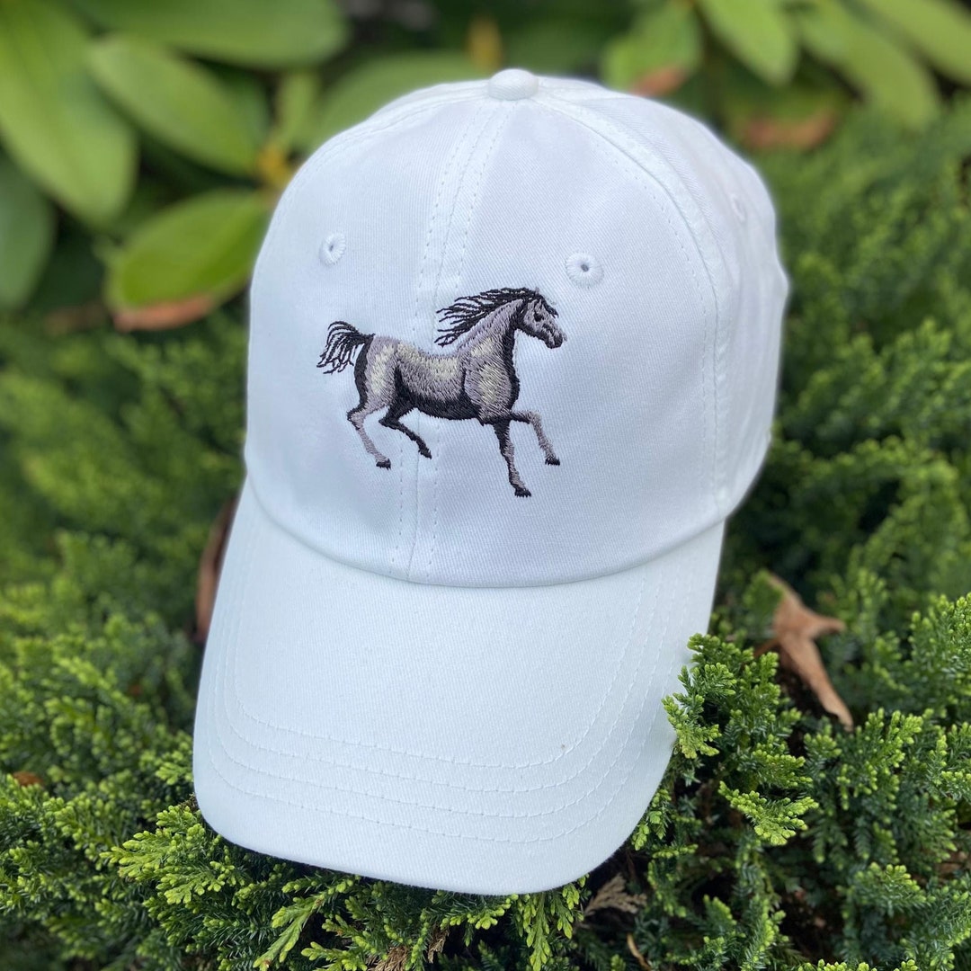 Stallion Horse Hat, Custom Baseball Caps for Women, Embroidered Farm ...