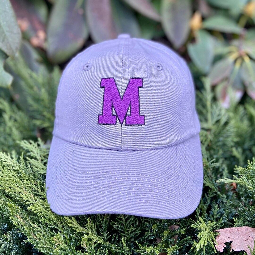 Youth Hats Monogram Letter, Adjustable Baseball Caps Sports Team ...