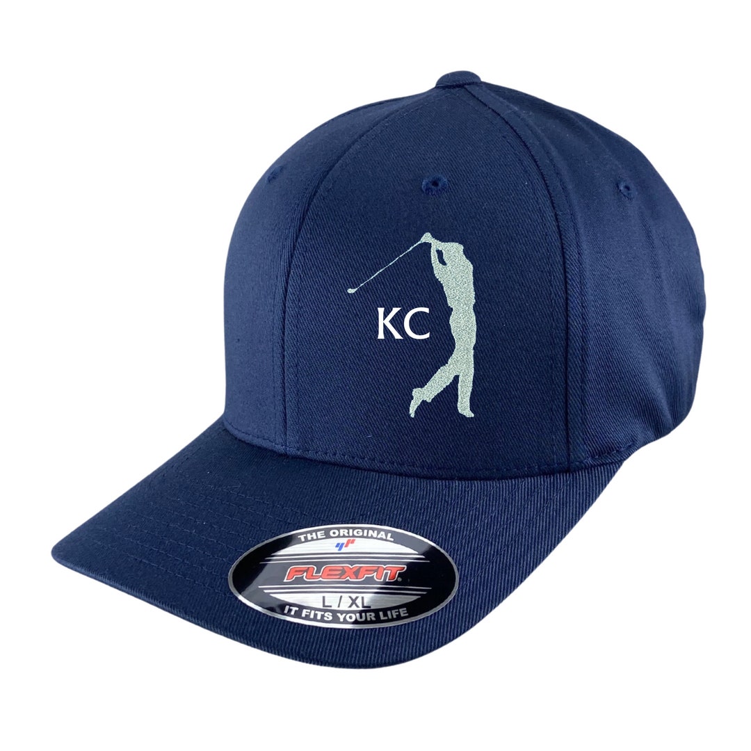 Custom Golf Hats Embroidered Flex Fit Fitted Hats Large, Personalized ...