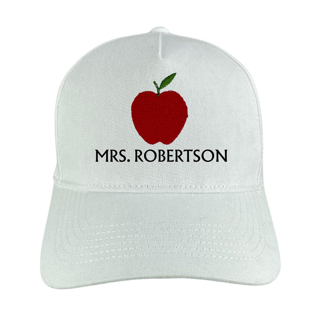 White Teacher Hat, Custom Appreciation Gifts, Unwashed Baseball Hats ...