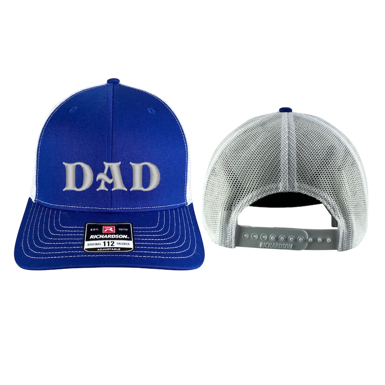 Custom Embroidered DAD Hat: Richardson 112 Trucker Cap Adjustable ...