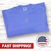 Smiley Face T-shirt Custom Comfort Colors Periwinkle Tee, Happy Retro ...