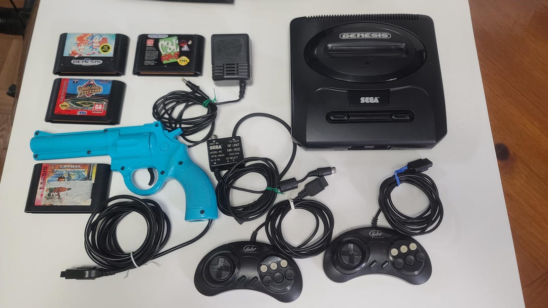 Sega Genesis Model 2 System With Console, Works Like New, Controllers ...